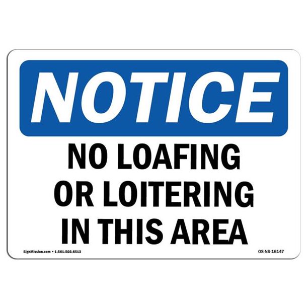 SignMission OS-NS-A-1218-L-16147 12 x 18 in. OSHA Notice Sign - Notice ...