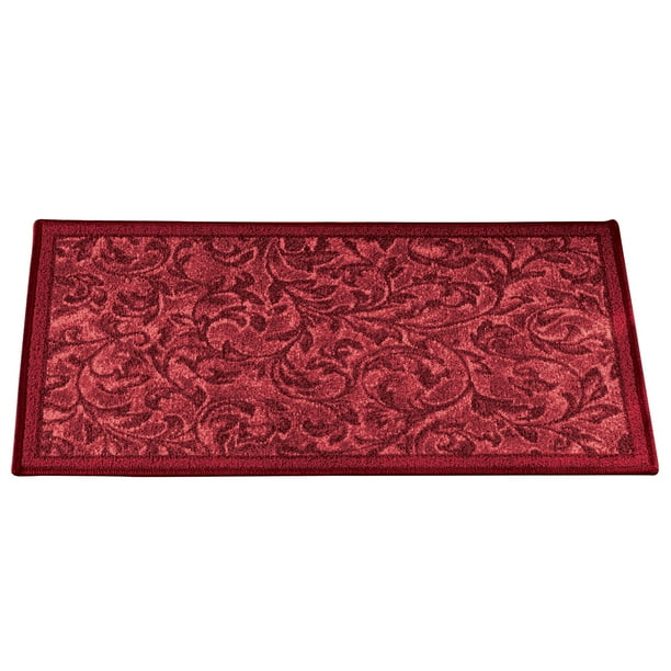 Collections Etc Siena Elegant Scrolling Leaf Design Accent Rug ...