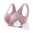 Akafmk Women's Sports Bra,High Support Wireless Bra for Yoga/Gym,Comfortable Underwear for Daily ...
