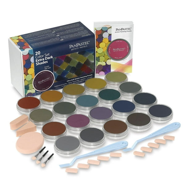 PanPastel® Set, 20-Colors, Extra Dark Shades - Walmart.com