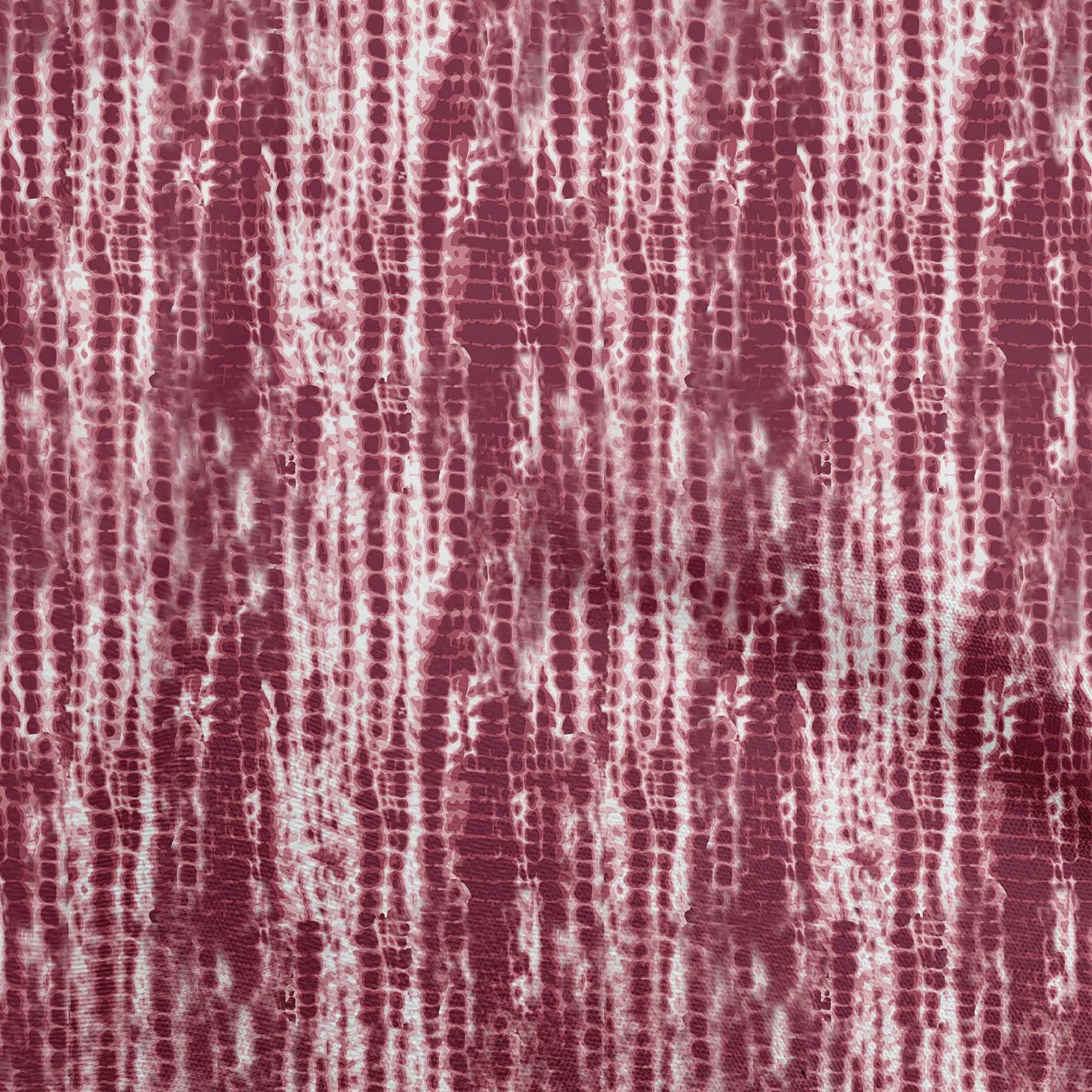oneOone Silk Tabby Maroon Fabric Tie Dye Sewing Material Print Fabric ...