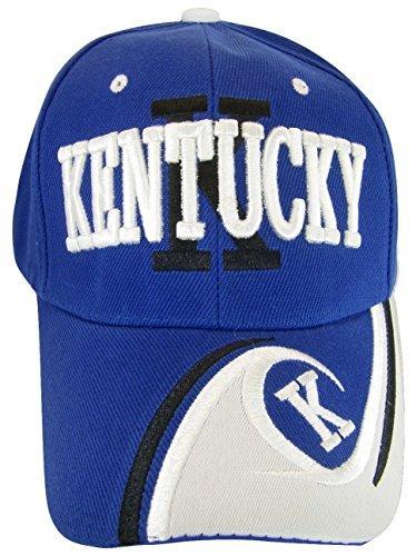 Kentucky Men's K Wave Pattern Adjustable Baseball Cap (Royal) - Walmart.com