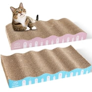 Beatrise Angled Cat Scratching Post with Perch - Walmart.com