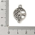 10 pc Resistant 304 Stainless Steel Tree of Life Links for Leather Cord ...