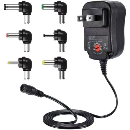 Universal AC/DC Adapter Multi-Voltage Regulated Switching Power Supply ...
