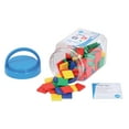 edxeducation Color Tiles - STF9 Mini Jar Set of 100 - Colorful, Plastic ...