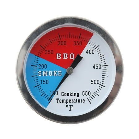 3" Charcoal BBQ Grill Pit Wood Smoker Temp Gauge Thermometer Large ...