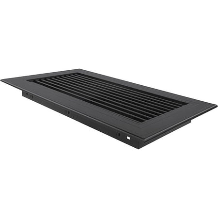 Shoemaker Manufacturing, Black, 6x12, Premium Modern Aluminum Floor ...
