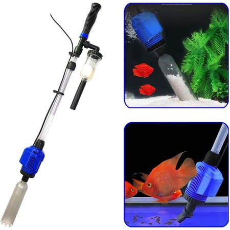 3 in 1 Electric Aquarium Vacuum Gravel Cleaner Automatic Water Changer ...