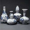 Blue and White Porcelain Small Vase, a Decorative Item for Dining ...