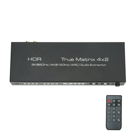 8K Matrix Switch, 1GHz Transmission Bandwidth 2.1 8K Matrix With Remote ...