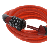 WordLock 8mm x 4 ft Cable Bike Lock- Red - Walmart.com