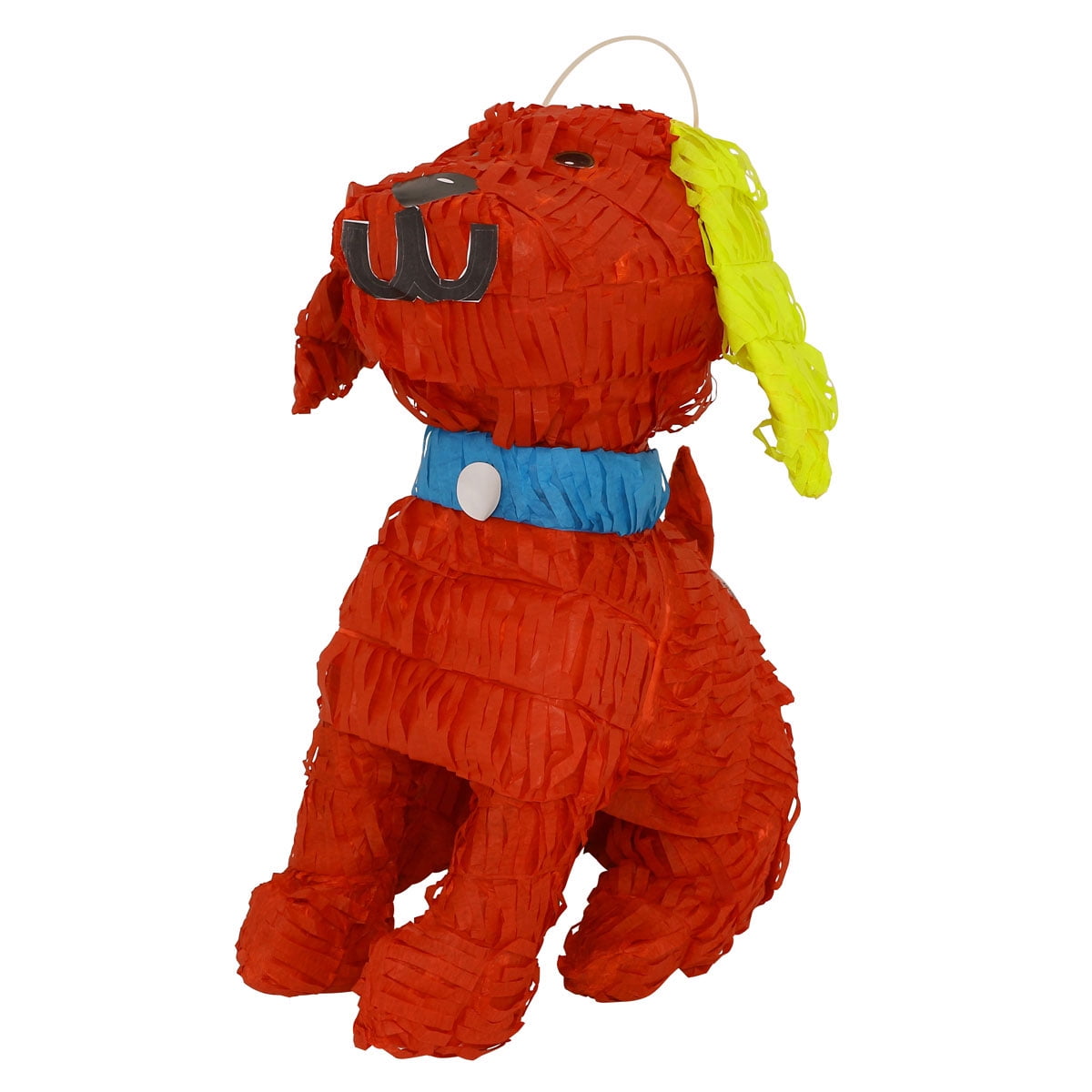 Lutema Red Dog Pinata Puppy Comes With Yellow Details and a Blue Collar ...