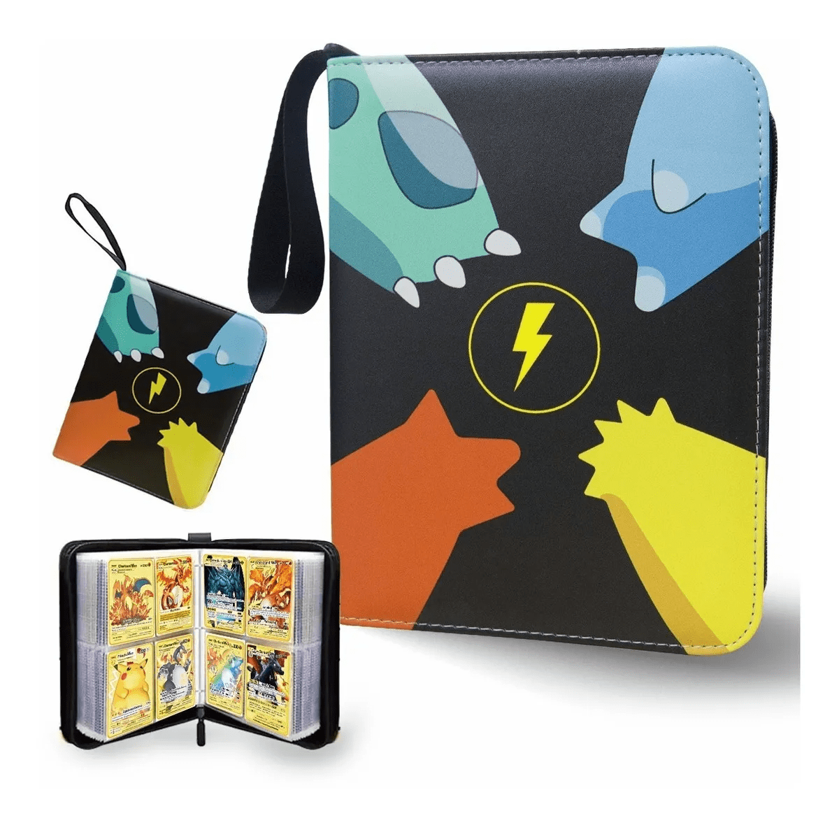 ACEUR Trading Card Binder with 400 Side Loading Pockets,4 Pocket ...