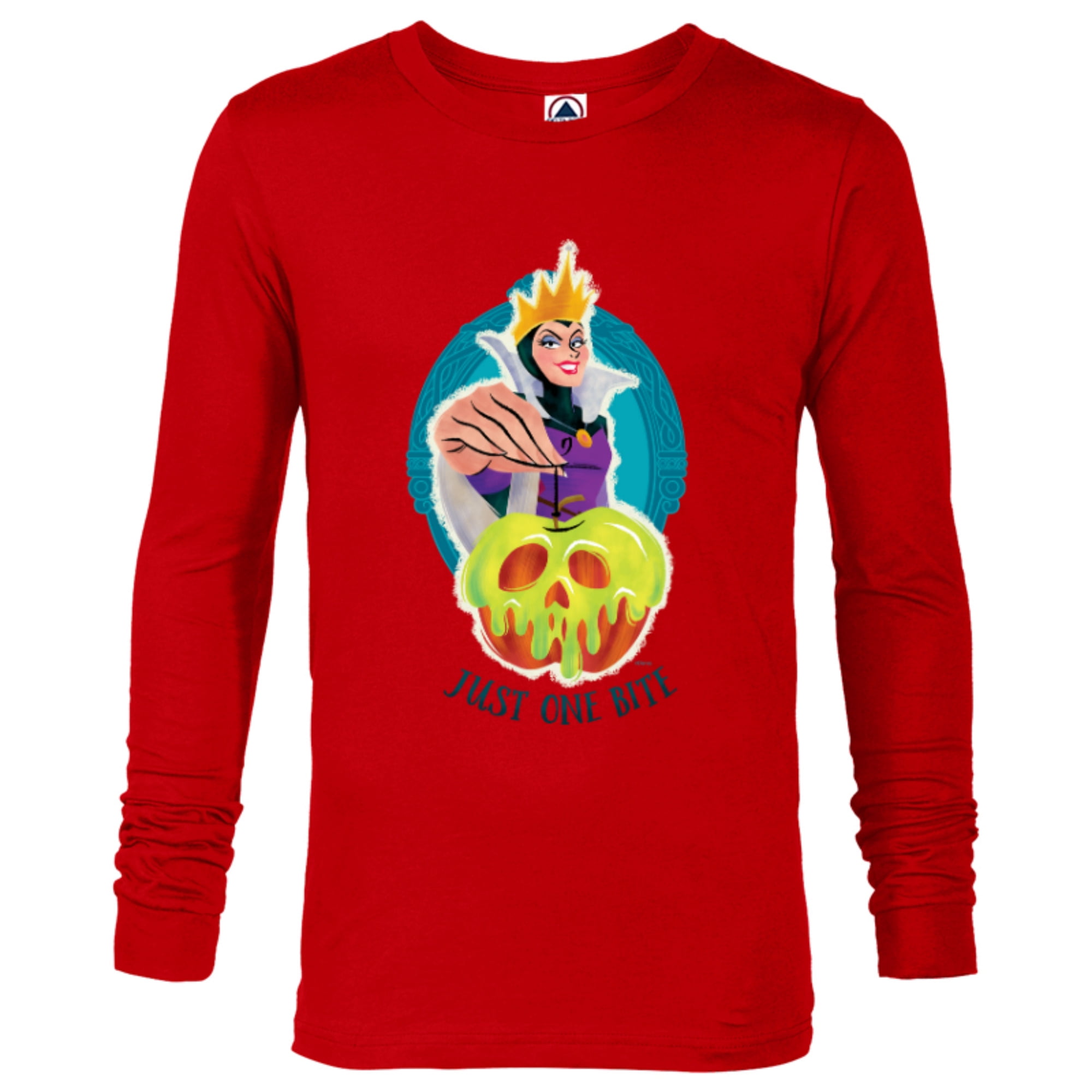 Disney Villains Evil Queen Poison Apple Just One Bite - Long Sleeve T ...