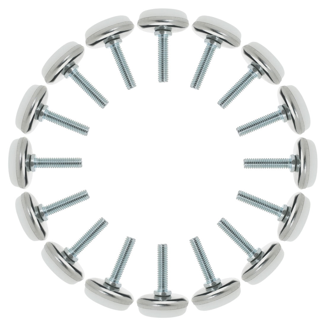 M6 x 25 x 30mm Leveling Feet Adjustable Leveler for Desk Chair Machine ...