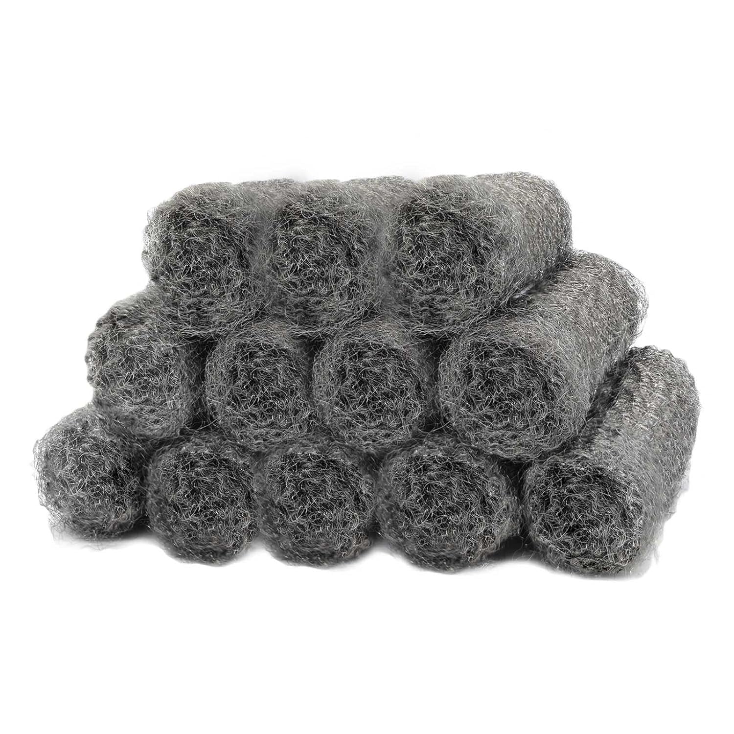 12pcs Steel Wool Pads for Mice Control, Gap Filter for House Garage ...