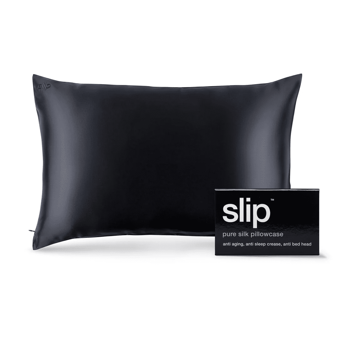 Click here for Slip - Queen Silk Pillowcase Black (51x76cm) prices