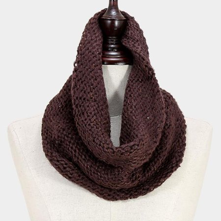 Chainmail Knit Acrylic Infinity Scarf | Walmart Canada