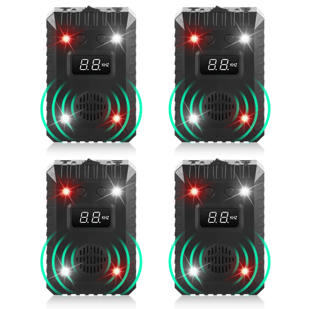 4 Pack Ultrasonic Rodent Repellent for Car Engines, Keep Animal Away ...