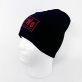 nWo New World Order WCW Beanie Cap Hat with Red Logo, One Size Fits ...