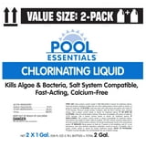 Pool Essentials Chlorinating Liquids Chlorine Pool Chemicals, 2-Pack ...