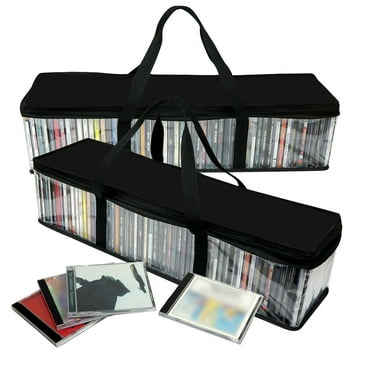 Stackable Clear Plastic CD Holder - holds 30 standard CD jewel cases ...