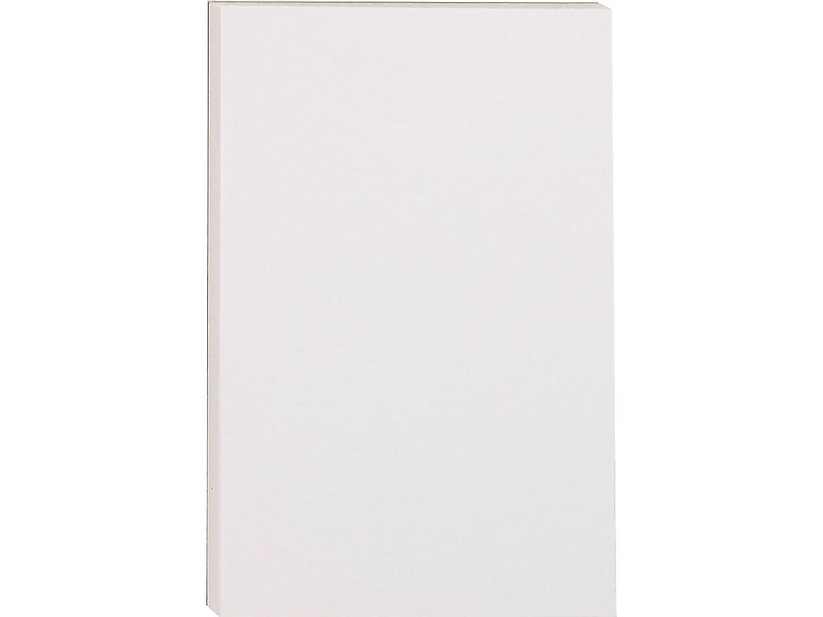 MyOfficeInnovations Notepads 4" x 6" Unruled White 100 Sh./Pad 12 Pads ...