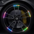 20pcs Tire Rims Adhesive Decorative Stripe Decal Sticker Car Wheel Hub ...