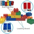 Strictly Briks Big Briks Brick Construction Set - 204 Pieces - Blue ...