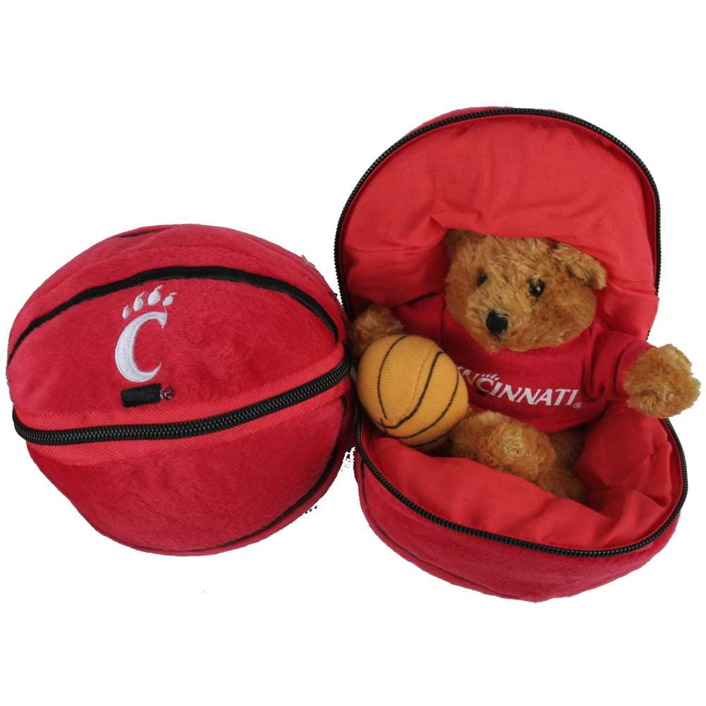 Cincinnati Bearcats Stuffed Bear in a Ball - Basketball - Walmart.com