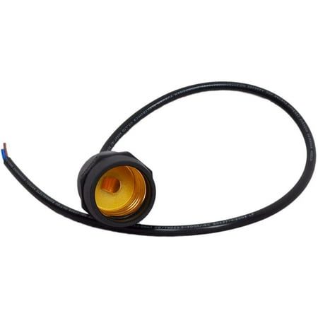 E26 base Hanging Sockets Dropped Black Rubber Weatherproof Cord Light ...