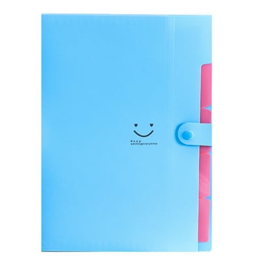 SKYDUE Expanding File Folder with 5 Pockets - Letter A4 Paper Accordion ...