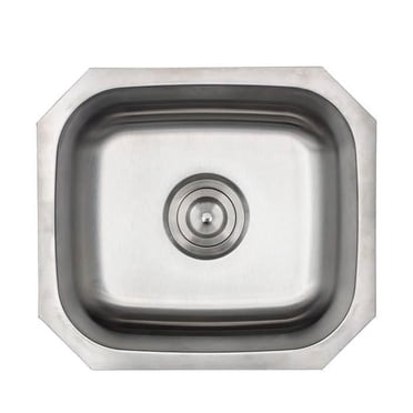 13 x 15 Inch Drop In Bar Sink, Small Kitchen Sink Single Bowl Topmount ...