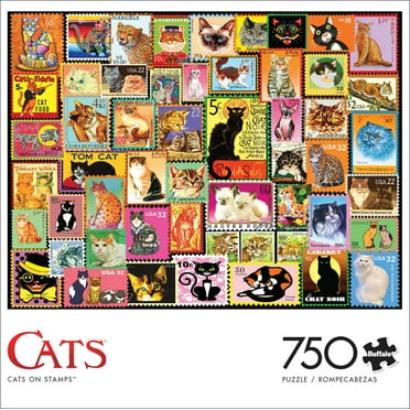Buffalo Games - Cats Series - Fancy Cats - 750 Piece Jigsaw Puzzle ...