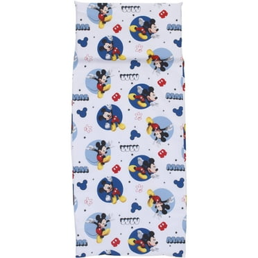 Disney Mickey Mouse Toddler Nap Mat, Aviator Theme, Blue, Quilt ...