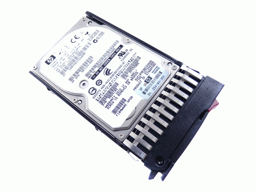 HP 300GB 10K RPM SAS 6GB/s 2.5" Hard Drive DG0300FARVV HP 518194-002 ...