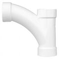 Charlotte Pipe Schedule 40 3 in. Hub x 3 in. Dia. Hub PVC Long Turn Wye ...