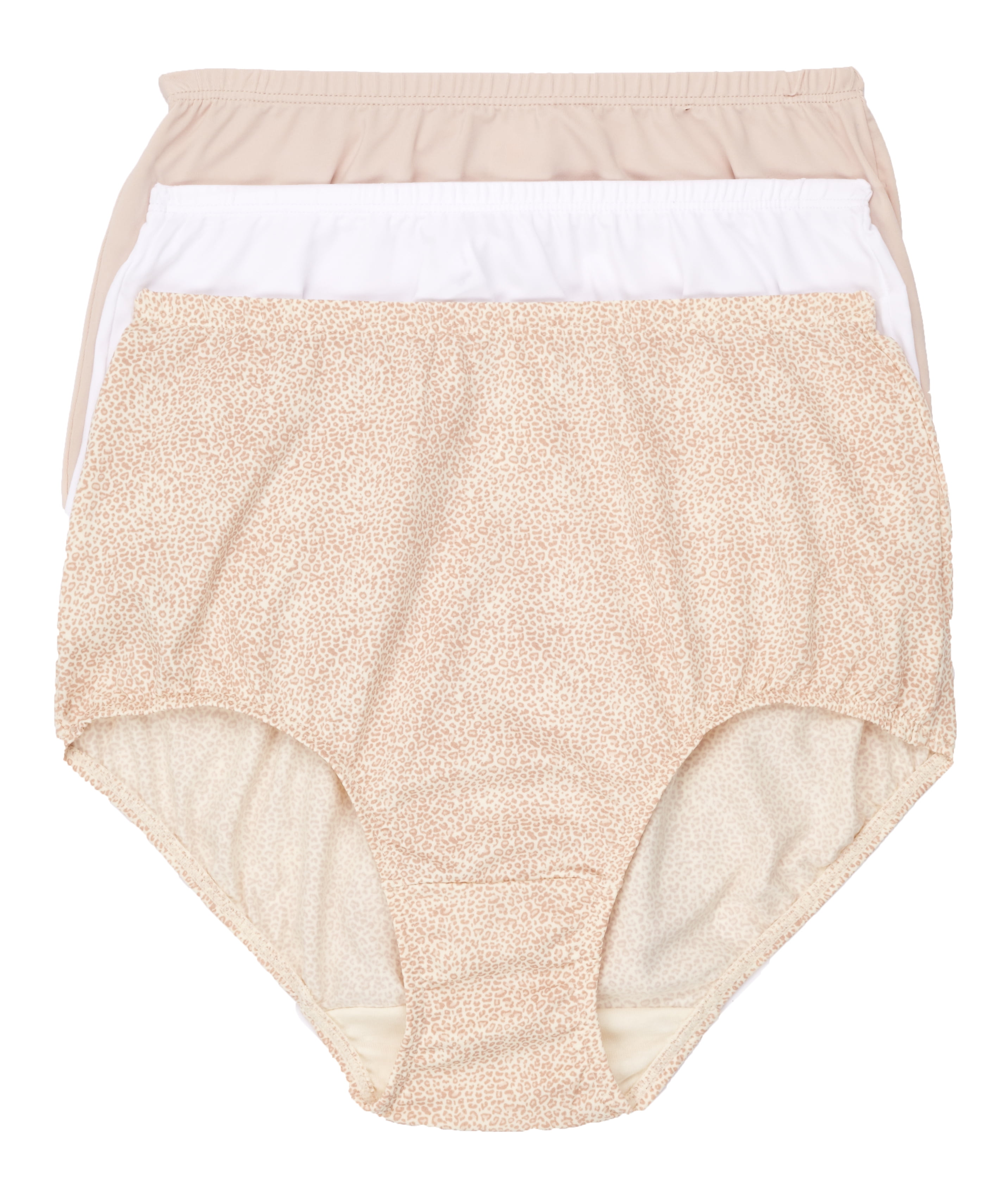 Olga Womens Without A Stitch Microfiber Brief 3-Pack Style-23173J ...