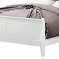 Ryla Full Size Bed- Sleek Modern Panel Headboard Design- White Solid ...