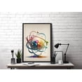 Bohr's Atomic Model Painting - Quantum Physics Scientific Art Poster ...