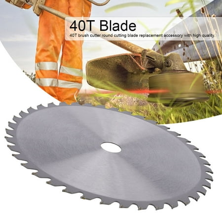 40t Blade Brush Cutter Blade 40t Cutting Blade 40T 25.5cm Diameter 2mm Thickness Grass Round ...