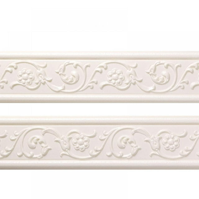 69*8cm Self Adhesive Flexible Foam Molding Trim, 3D Sticky Decorative ...