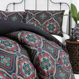 Azalea Skye Nairobi Ogee Multi Duvet Cover Set, Full/Queen - Walmart.com