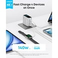 Anker Laptop Charger, 140W Max 4-Port GaN USB C Power Adapter with ...