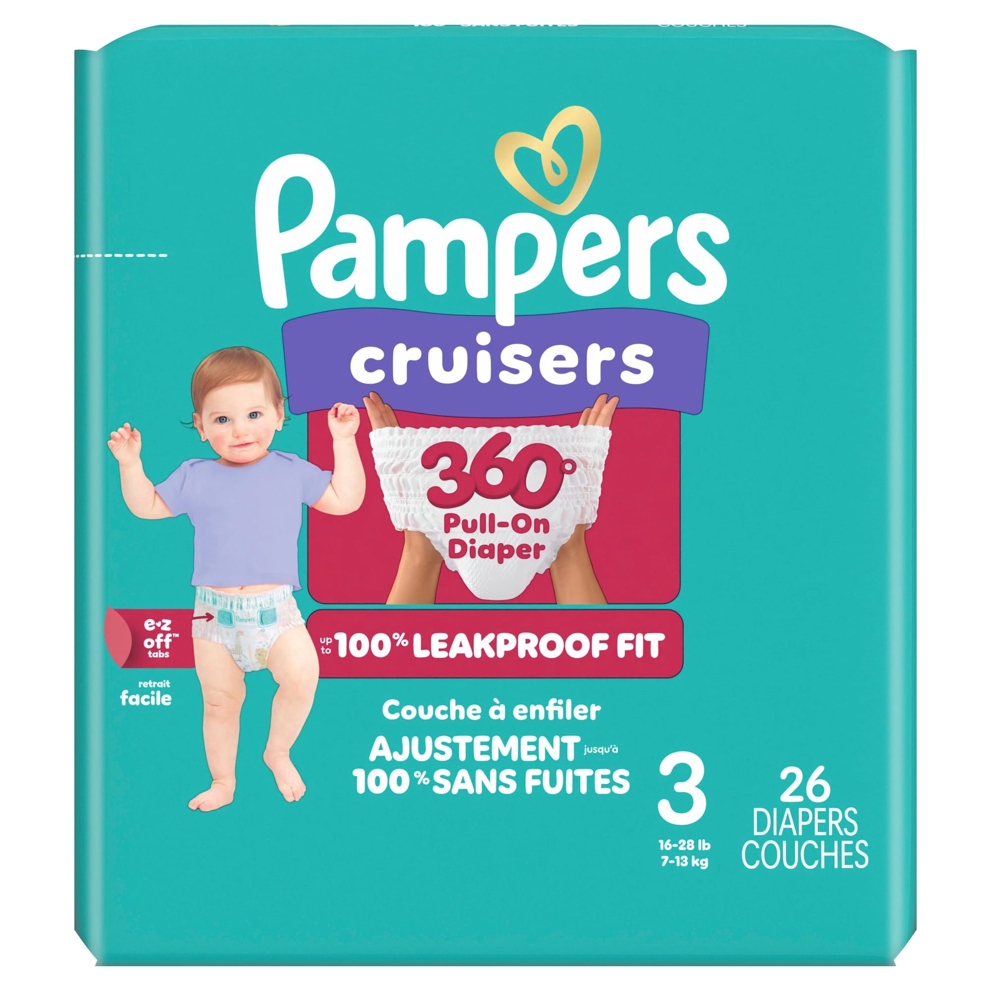 Click here for Pampers Diapers - Cruisers 360° - Size 3  26 Count... prices