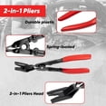 5-Piece Automotive Electrical Disconnect Pliers Kit, High-Carbon Steel ...