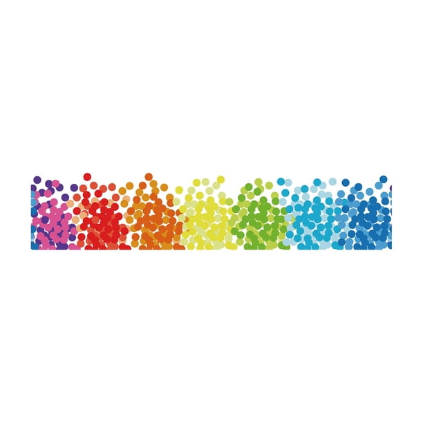 Confetti Bulletin Board Bulletin Border Colorful Border Classroom ...