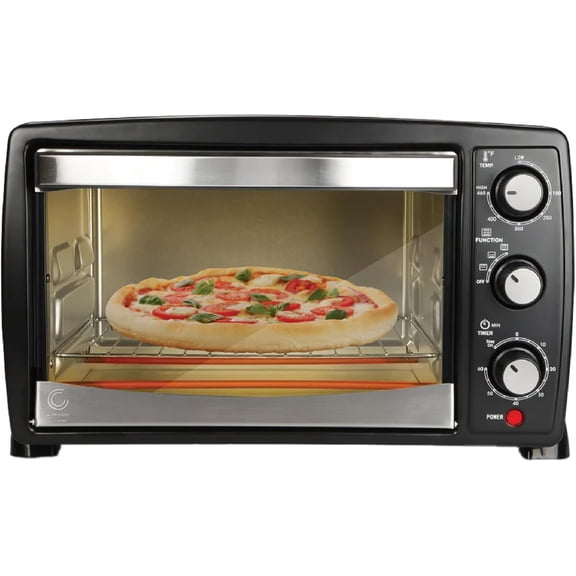Complete Cuisine Compact 4-in-1 Stainless Steel Countertop Toaster Oven ...