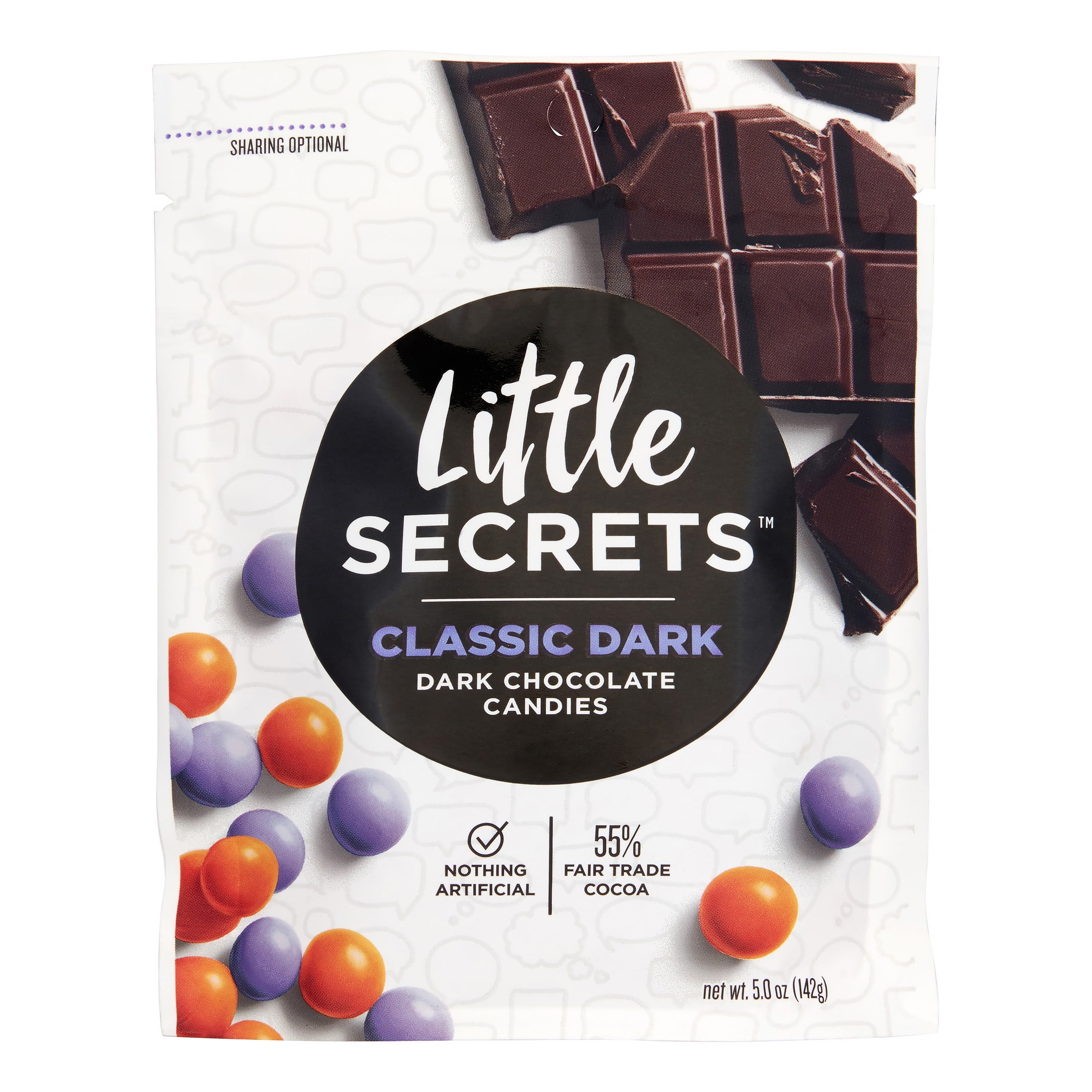 Little Secrets Premium Chocolate Candies, Dark Chocolate, 5 Oz ... Little Secrets Premium Chocolate Candies, Dark Chocolate, 5 Oz ...